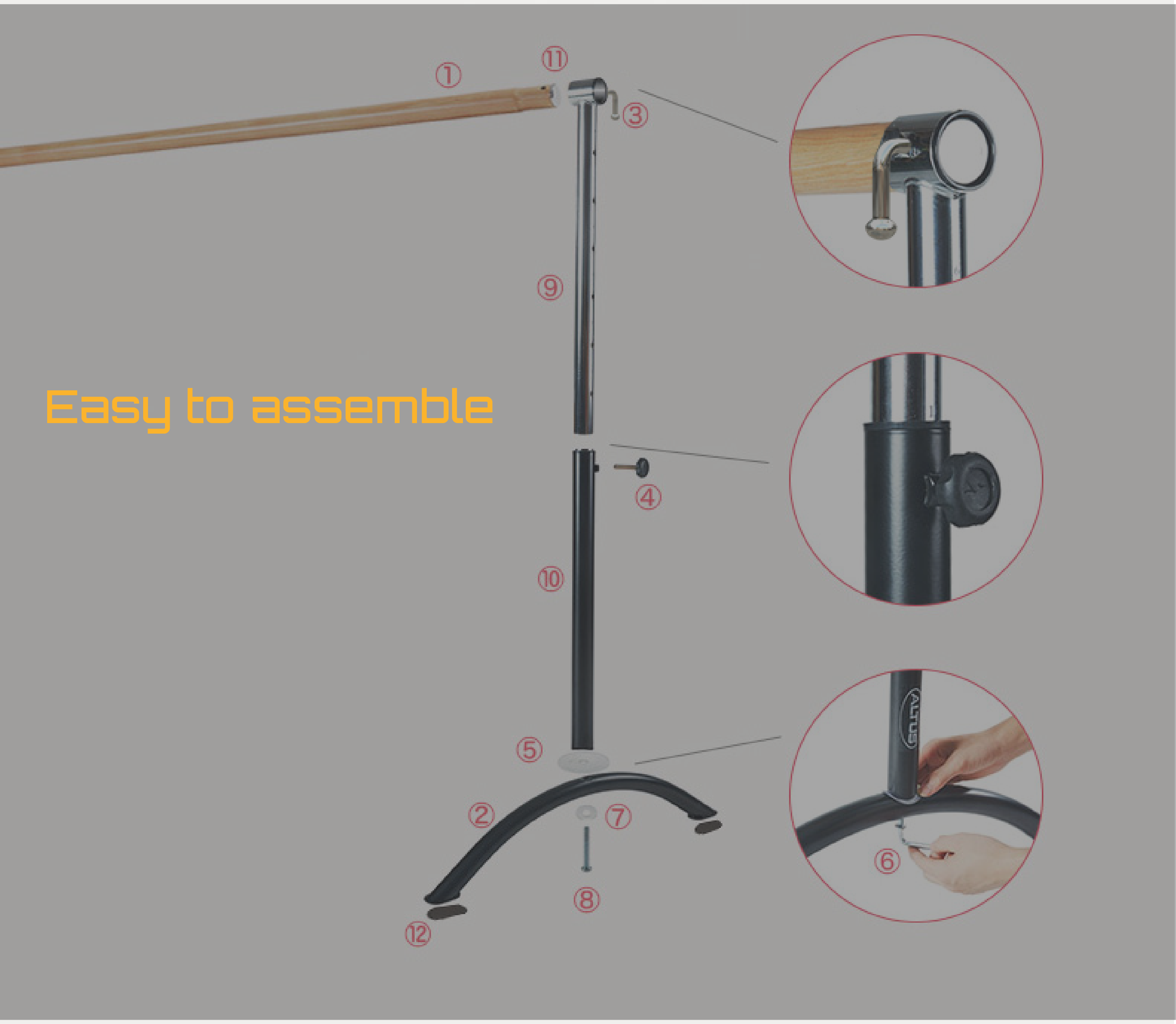 Altus Multi-function ballet bar · Altus