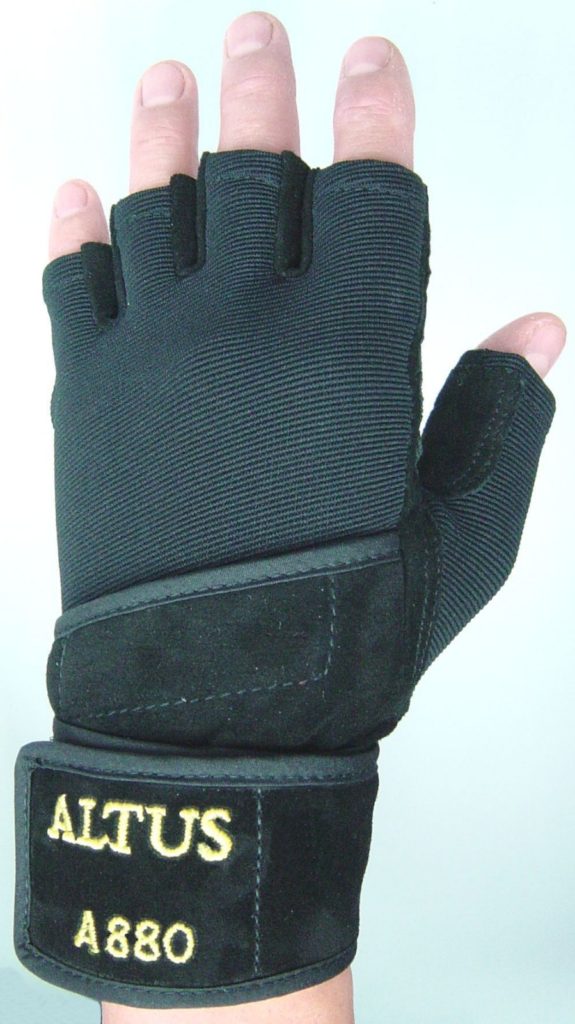 Altus Mens A880 Pro Lifting Strap Gloves · Altus